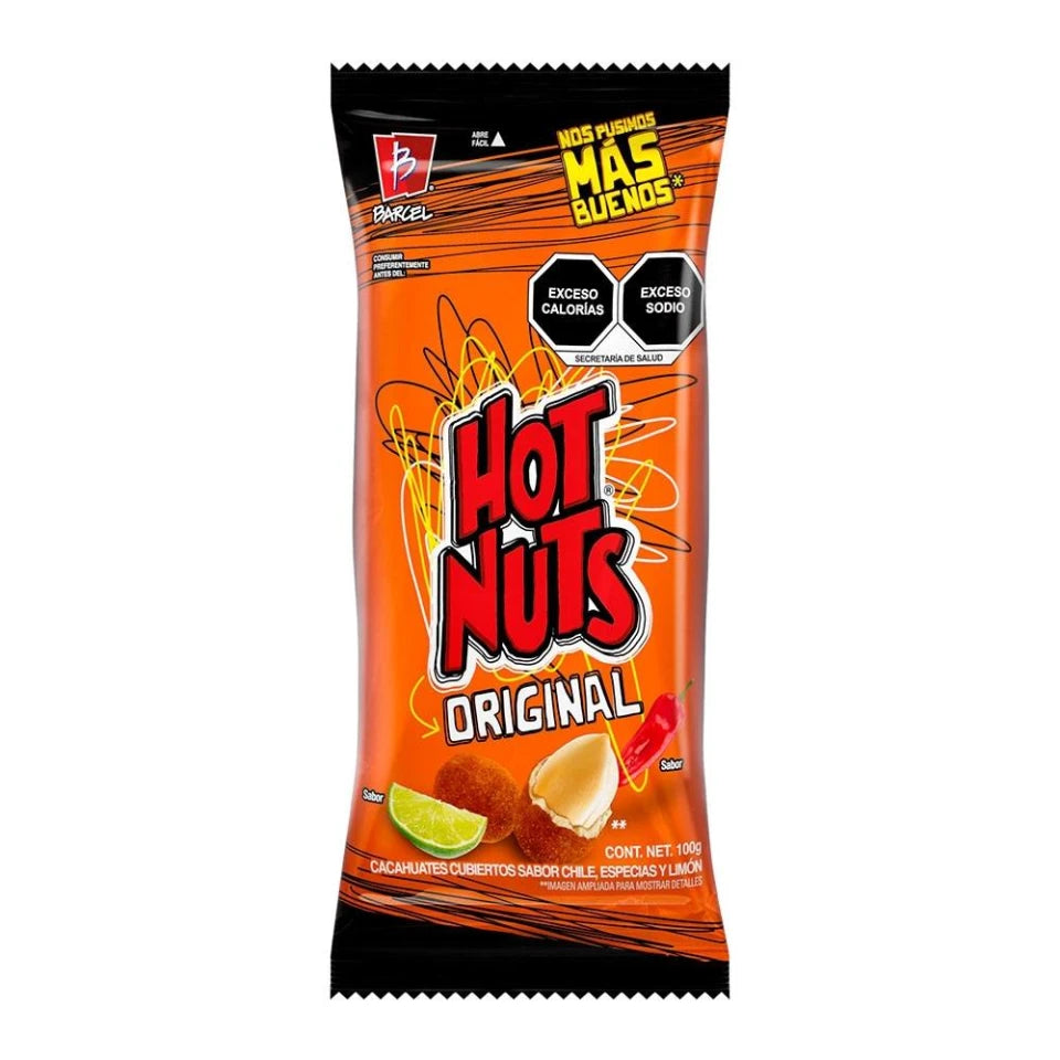 Cacahuates Barcel Hot Nuts original 100g – Welcome Stays